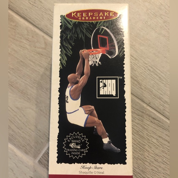 Hallmark | Holiday | Hallmark Shaquille Oneal Hoop Stars Keepsake ...